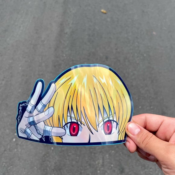 Other | Kurapika Car Peeker Sticker Holographic | Poshmark